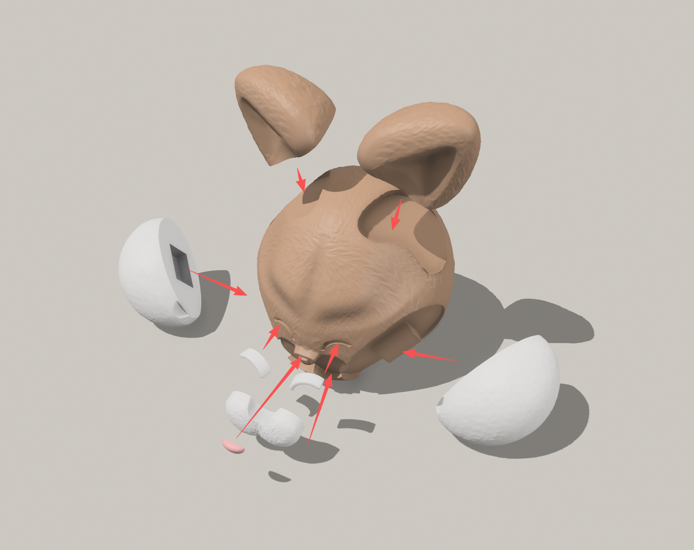 [Lucas creation] fart pier mobile phone bracket V1.0 - Lucas造物 ...